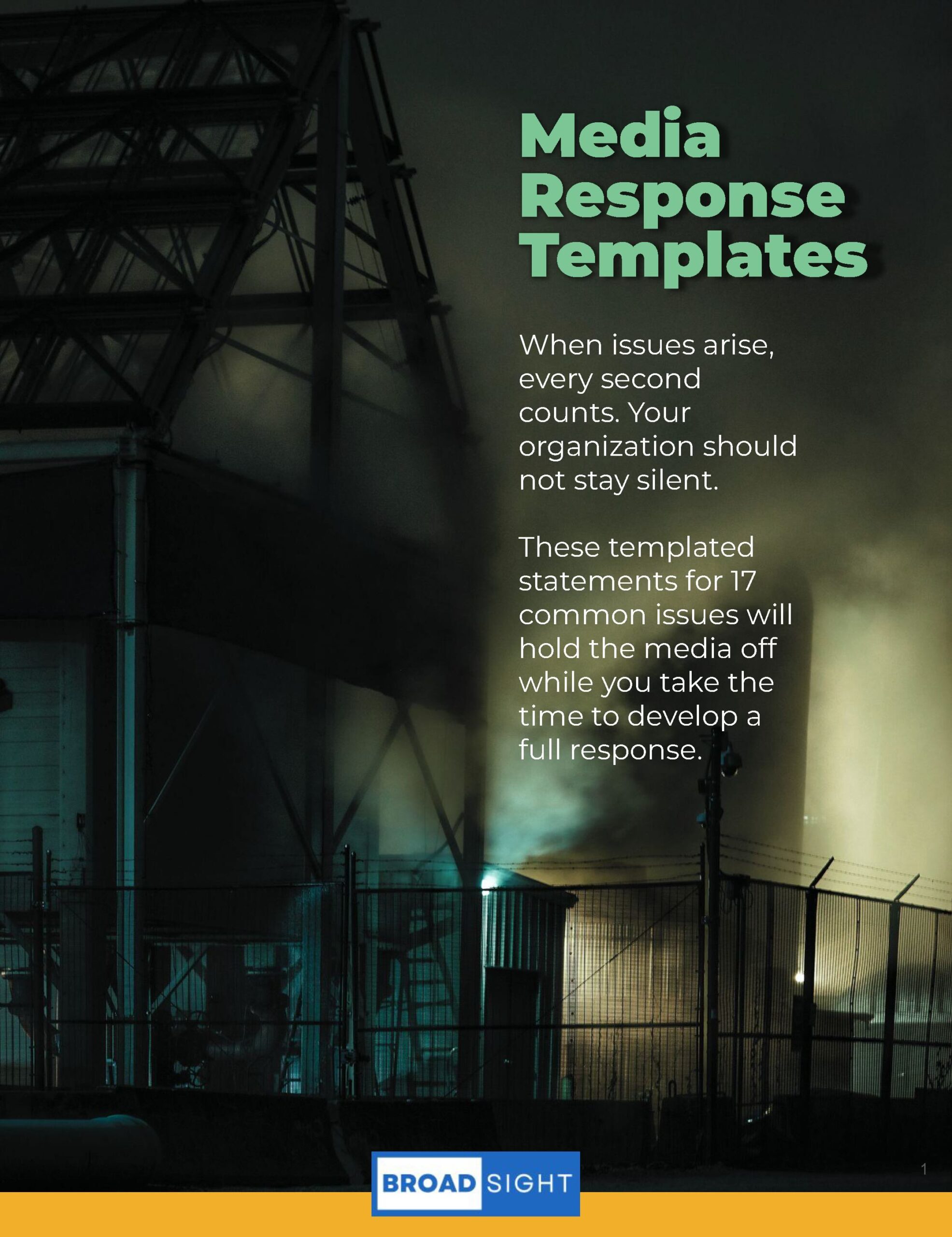 Free Media Response Templates from Broadsight